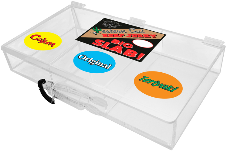 Convenience Store Display – Slab Jerky Acrylic Display